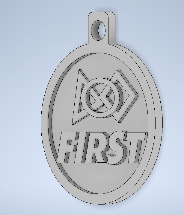 FRC Logo Keychain by Xactlysharp | Download free STL model | Printables.com