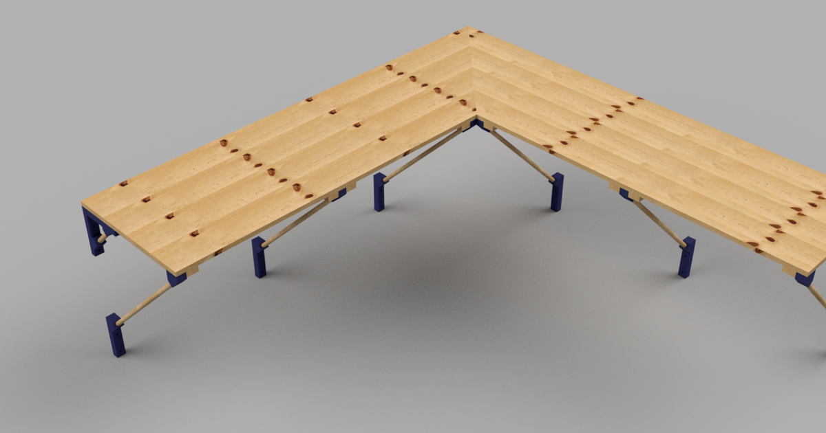 Shelf Using 3d printing parts and wood by Rui Monteiro | Download free ...