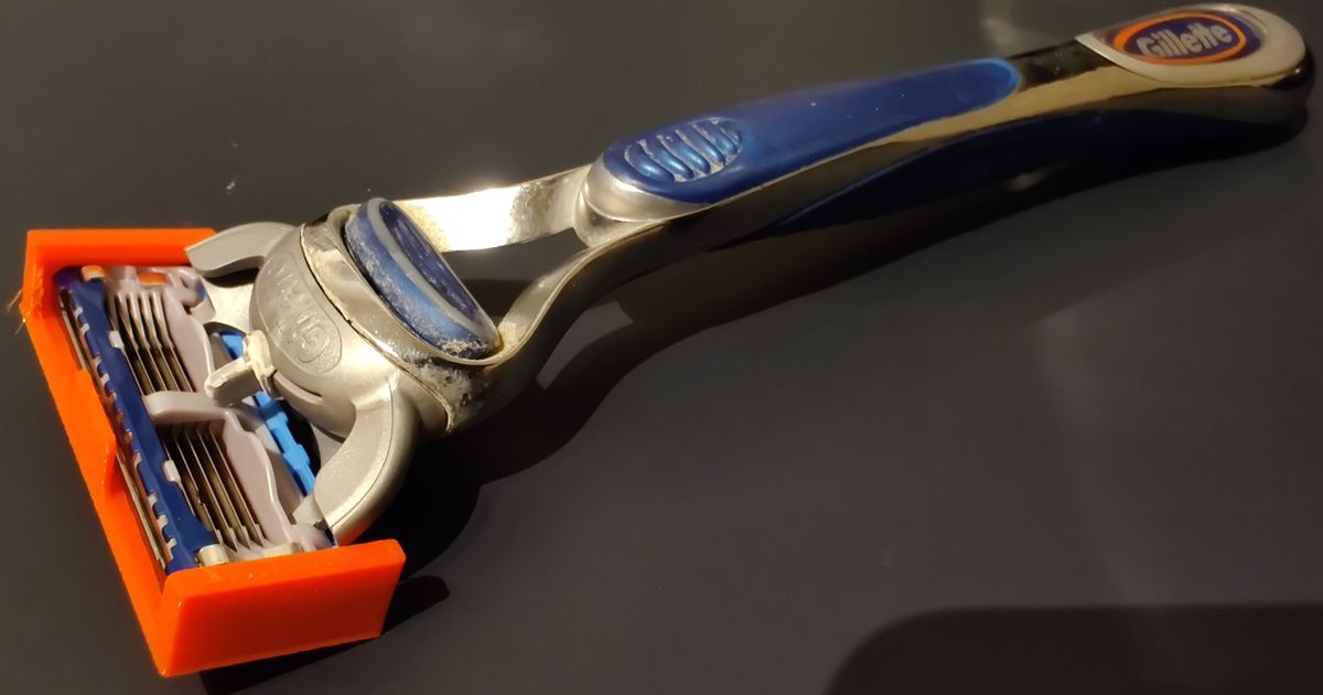 Gillette Fusion razor cover by Andy Forsberg | Download free STL model ...
