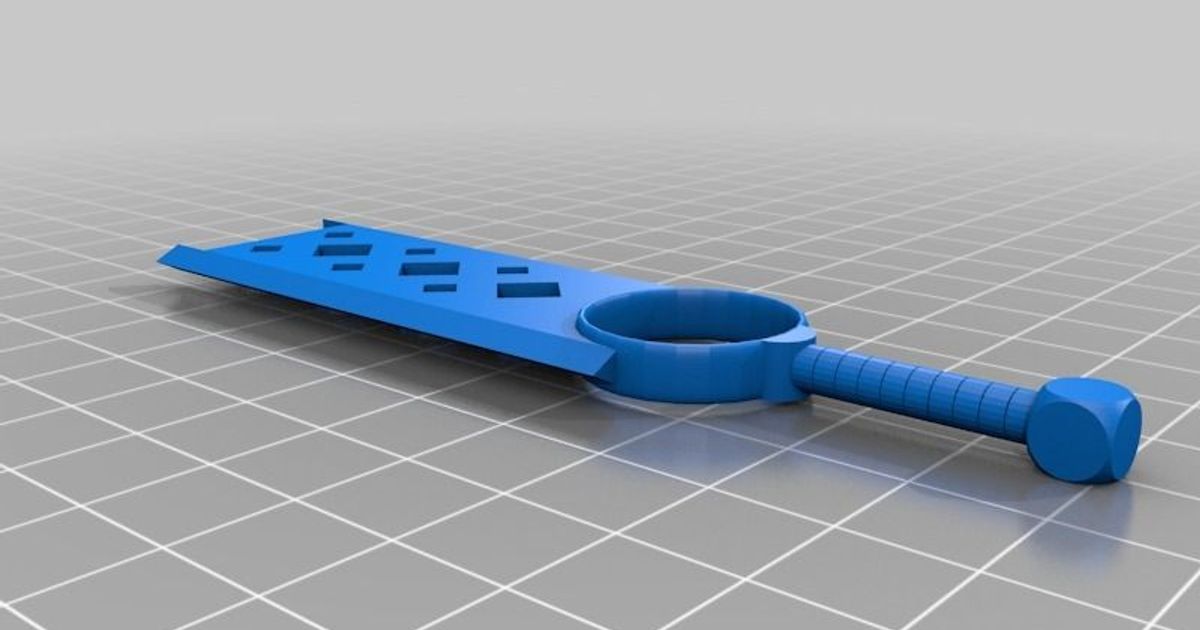 Gated Blade by Cat of Many Faces | Download free STL model | Printables.com