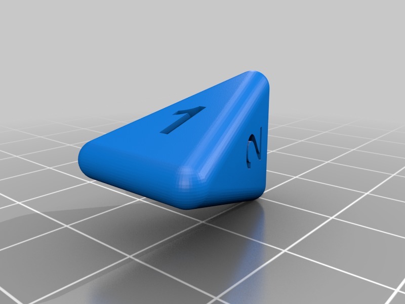 Dragon dice style D4 by Cat of Many Faces | Download free STL model ...