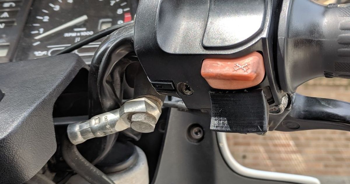 Turn Signal Button for BMW K100 by NickNothom | Download free STL model ...