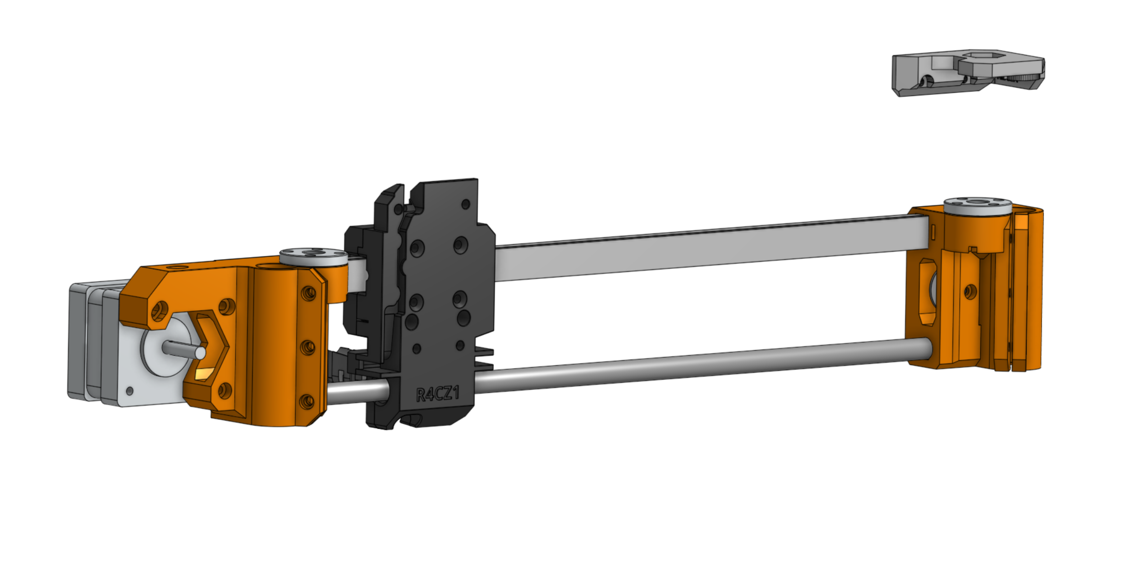 Prusa MK3 / MK3S / MK3S+ X-Axis Linear Rail Guide Upgrade - updated ...