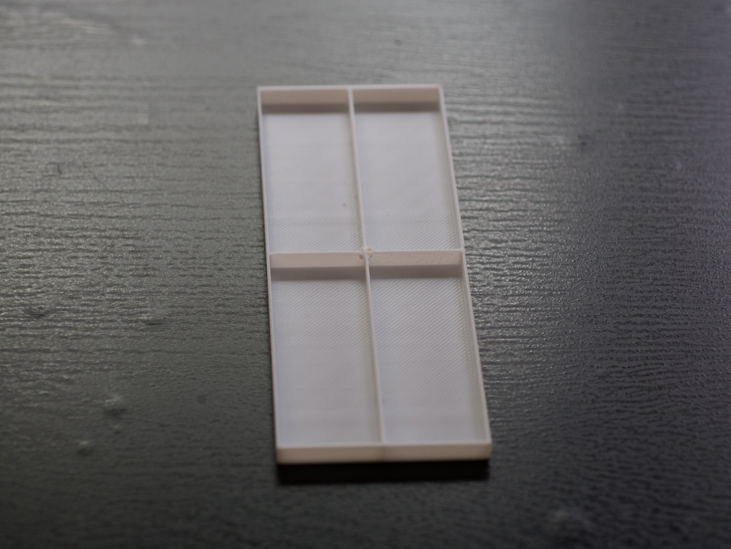 Plastic parts tray resistor sorter v2 by llite | Download free STL ...