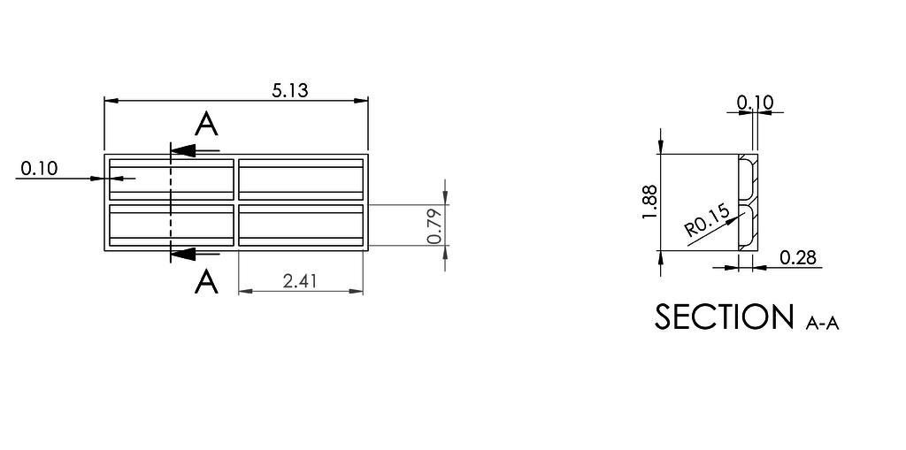 Plastic parts tray resistor sorter by llite | Download free STL model ...