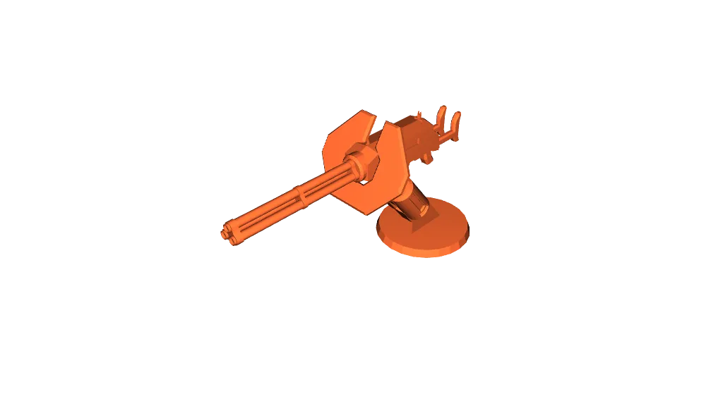 Halo Chain Gun Turret by Woody | Download free STL model | Printables.com