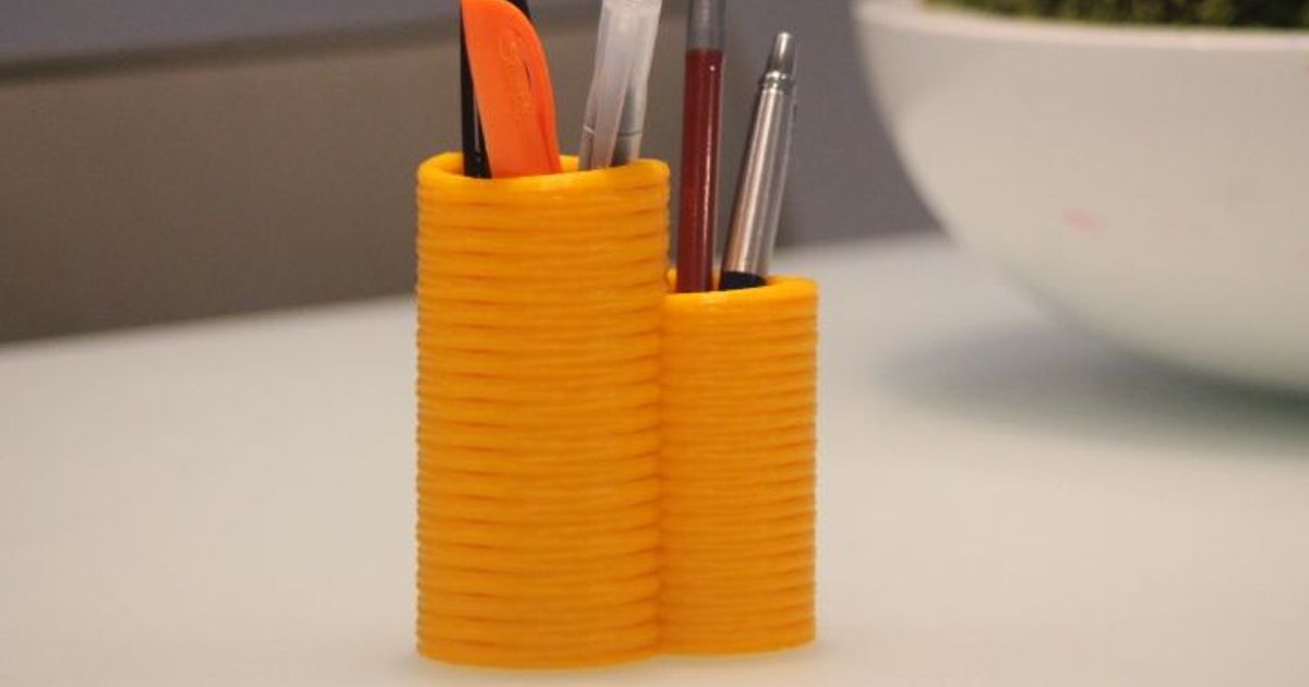 Pen holder by Ak-mm-so | Download free STL model | Printables.com
