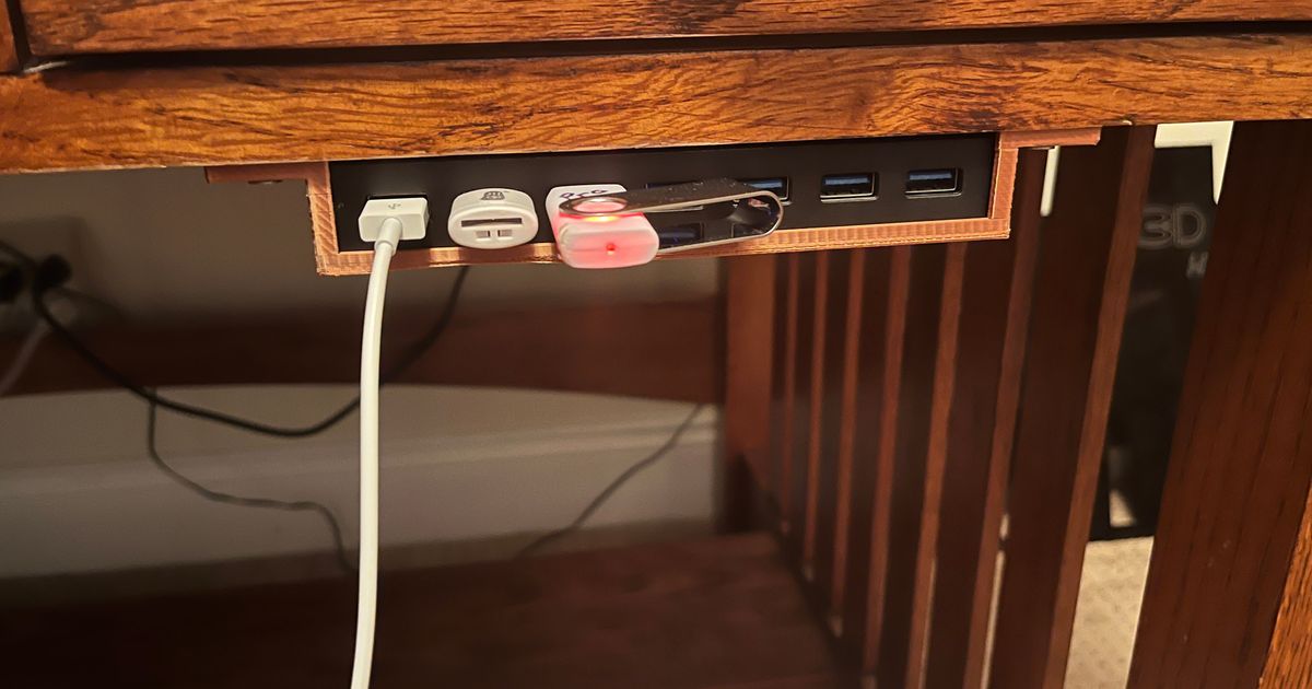 7 port USB Hub by 3dprint.help | Download free STL model | Printables.com