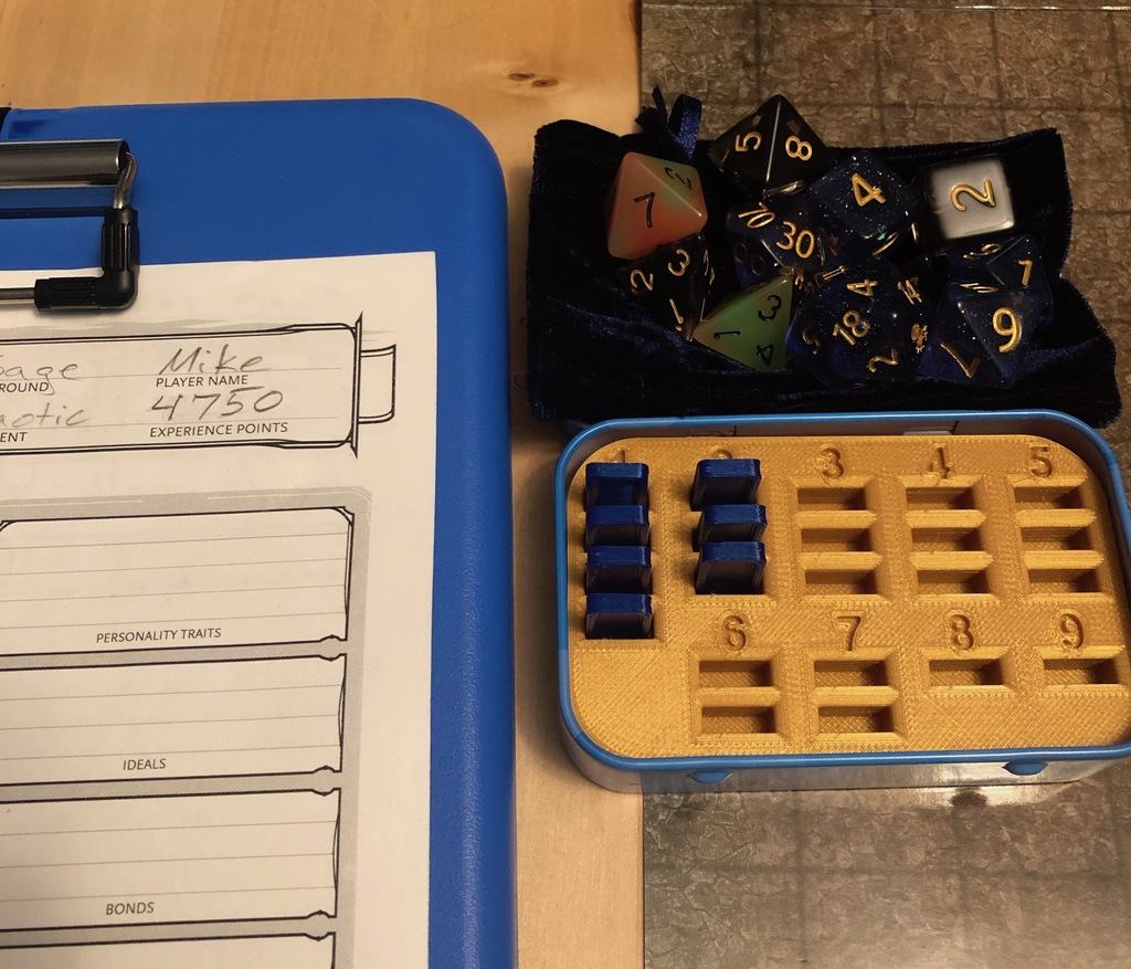 Altoids tin D&D Spell Tracker (Wizard) by mikeymakesit | Download free ...