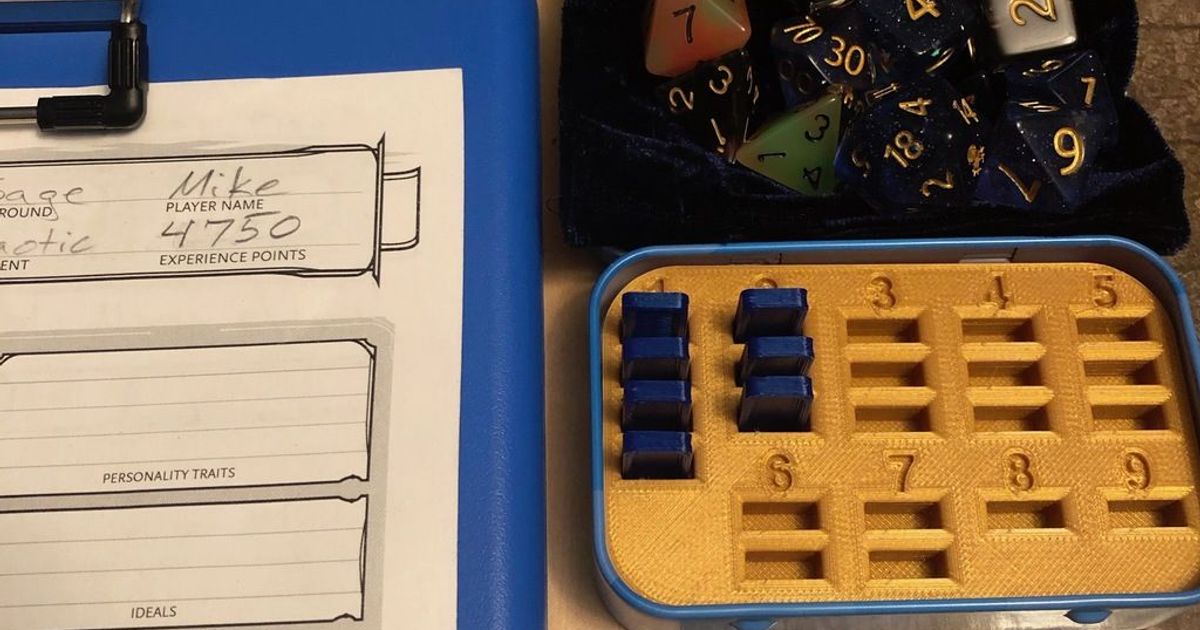 Altoids tin D&D Spell Tracker (Wizard) by mikeymakesit | Download free ...