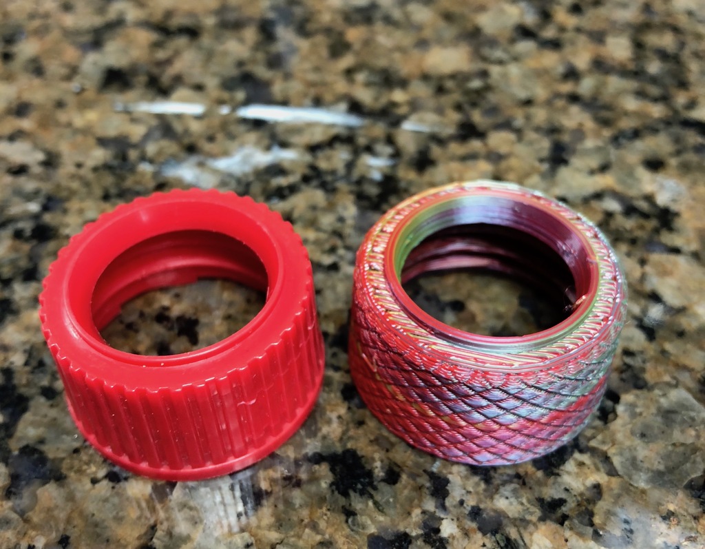 Spray bottle cap replacement by mikeymakesit | Download free STL model ...