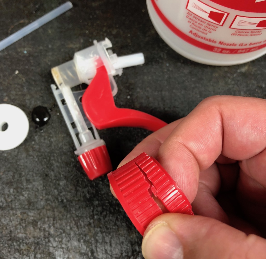 Spray bottle cap replacement by mikeymakesit | Download free STL model ...