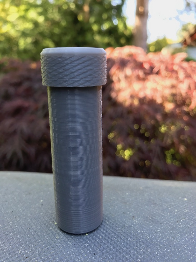 Dice tube - D6 x 6 (12mm die) by mikeymakesit | Download free STL model ...
