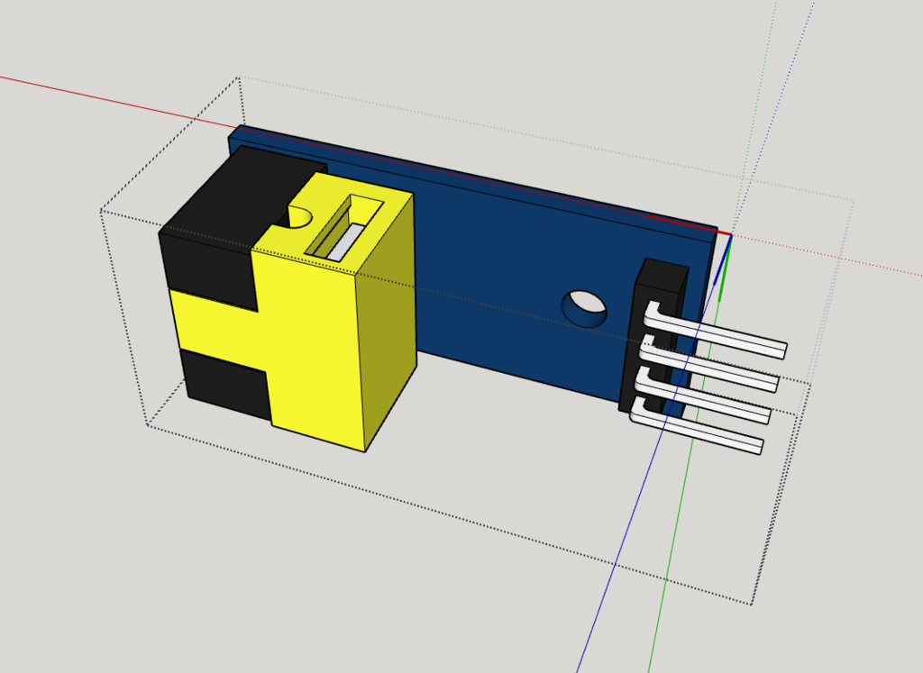 Filament sensor adapter with tacho speed encoder LM393 by AriX ...