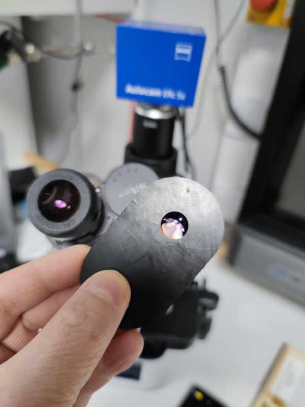 Mobile Camera to Microscope ( Spacer ) by Spotmatic | Download free STL ...