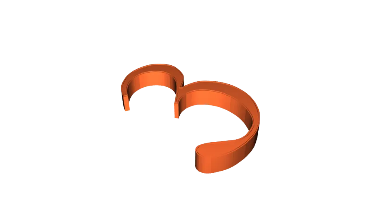 House Number 3 by Lannix 3D | Download free STL model | Printables.com