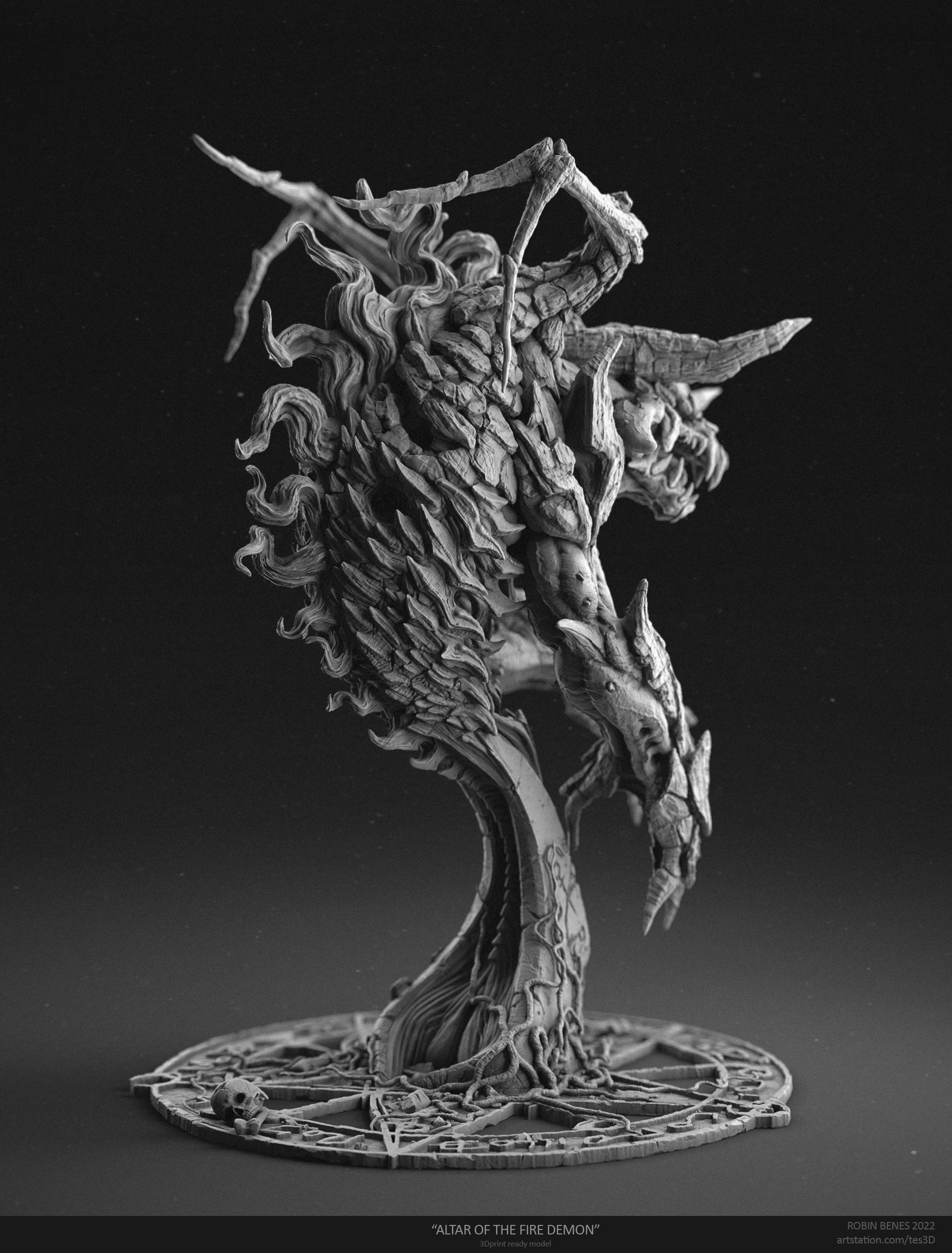 Altar of the fire demon by tes3d | Download free STL model | Printables.com