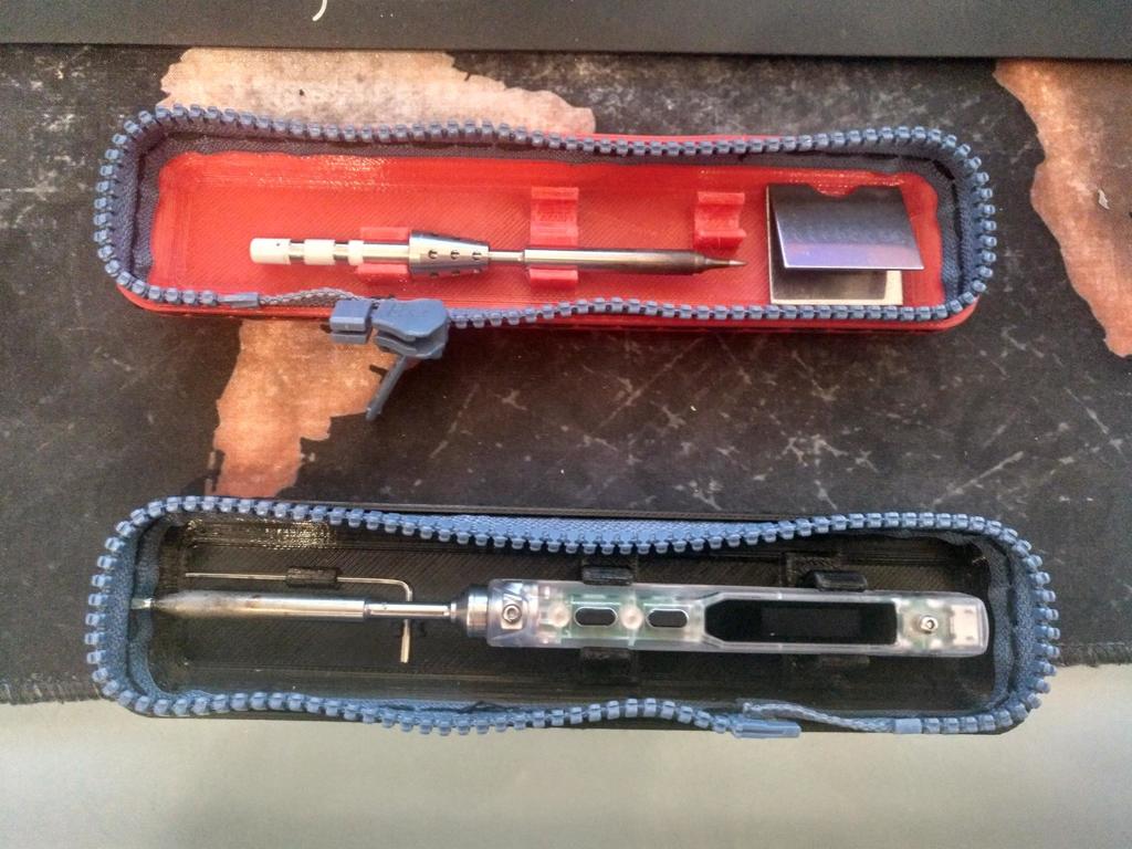 Improved TS-100 case with Zipper by blkhawk | Download free STL model ...