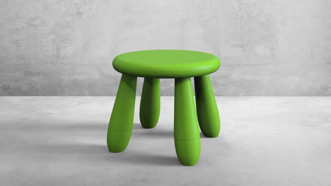 mammut stool IKEA by hesam | Download free STL model | Printables.com