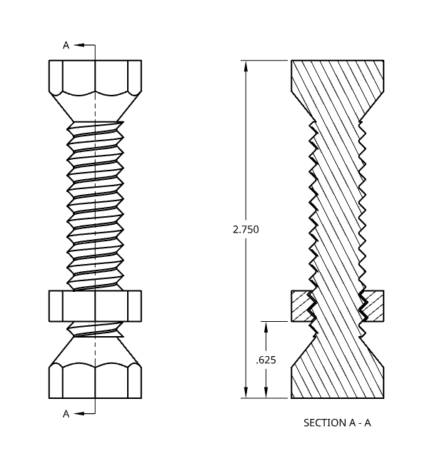 Captured Nut by Maker Lessons | Download free STL model | Printables.com