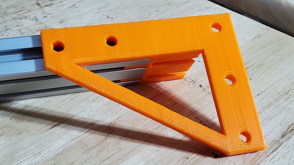 4020 Extension With Brace by TwoForceMember | Download free STL model ...