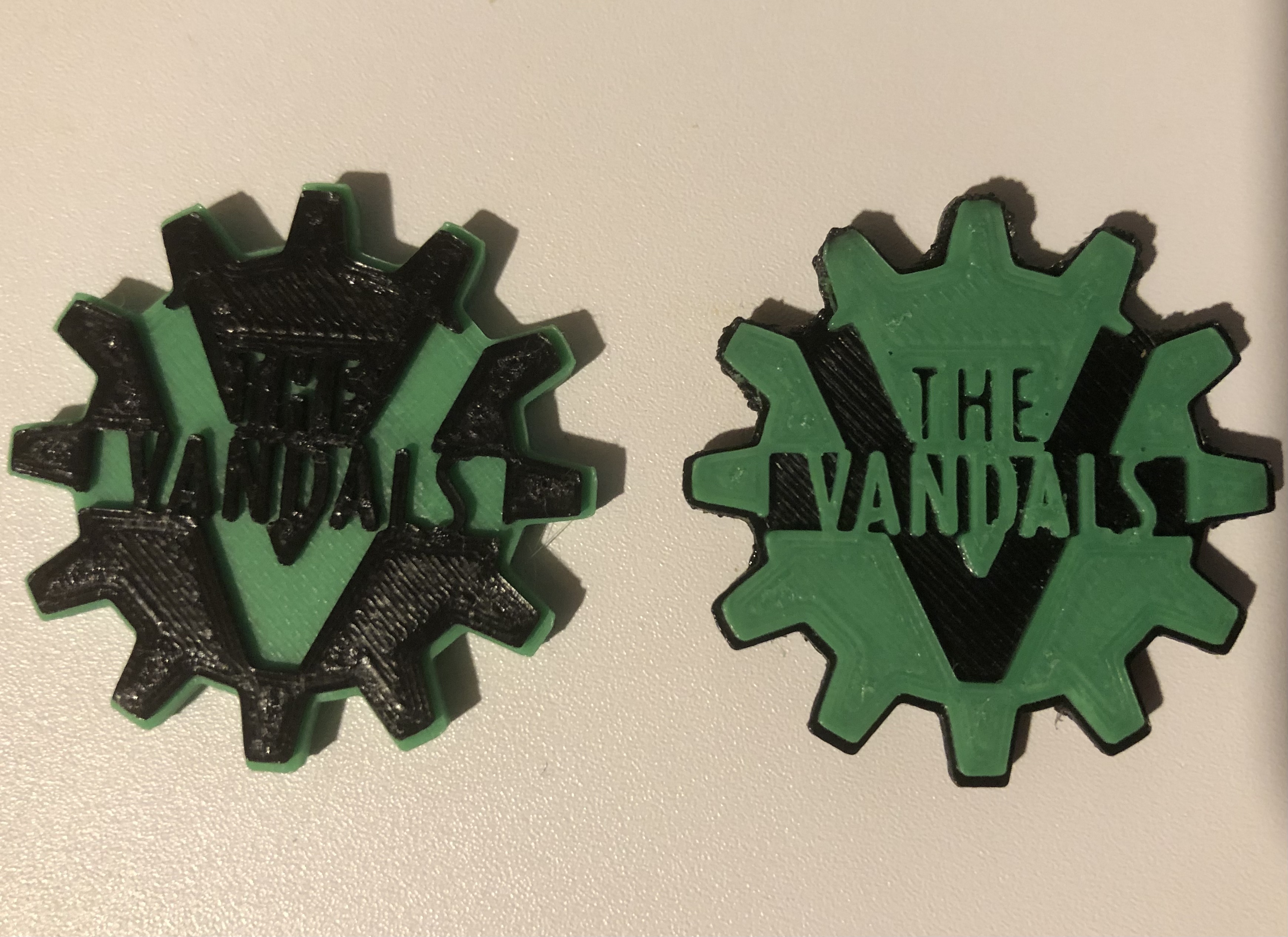 The Vandals -Pin/Magnet by Eyepokerouter | Download free STL model ...