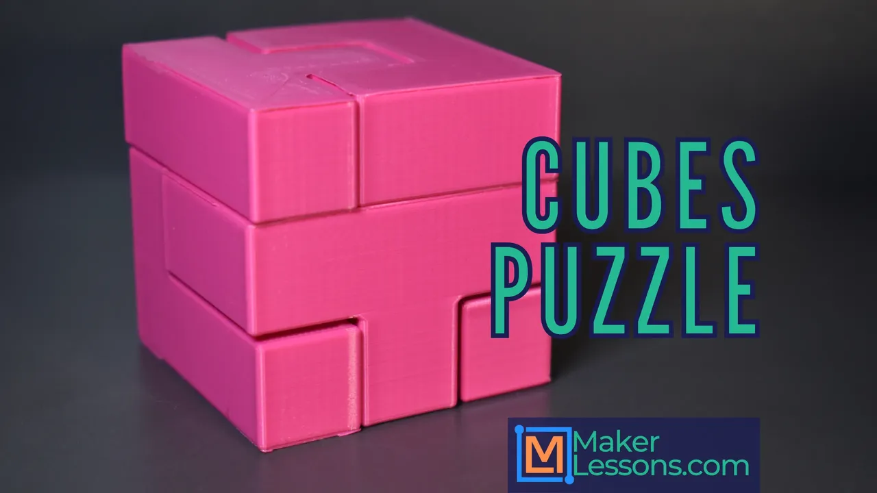 Cubes Puzzle by Maker Lessons | Download free STL model | Printables.com