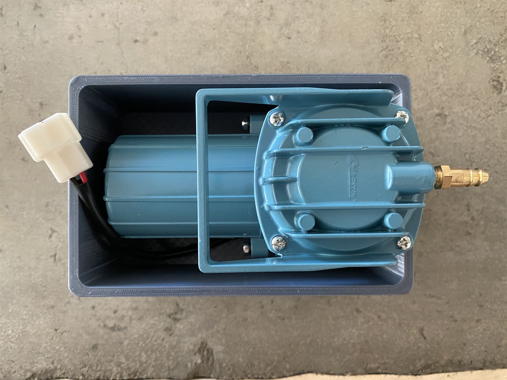 12v Air Pump Shock Housing by loidolt | Download free STL model ...