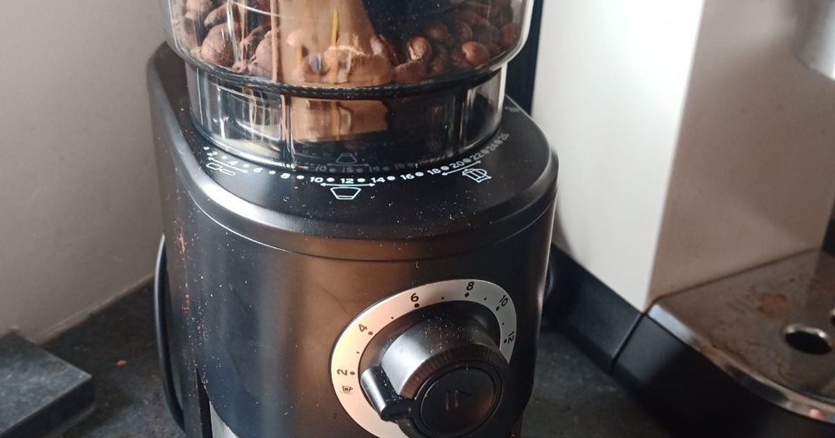 Tchibo coffee grinder direct to portafilter by deKay | Download free ...