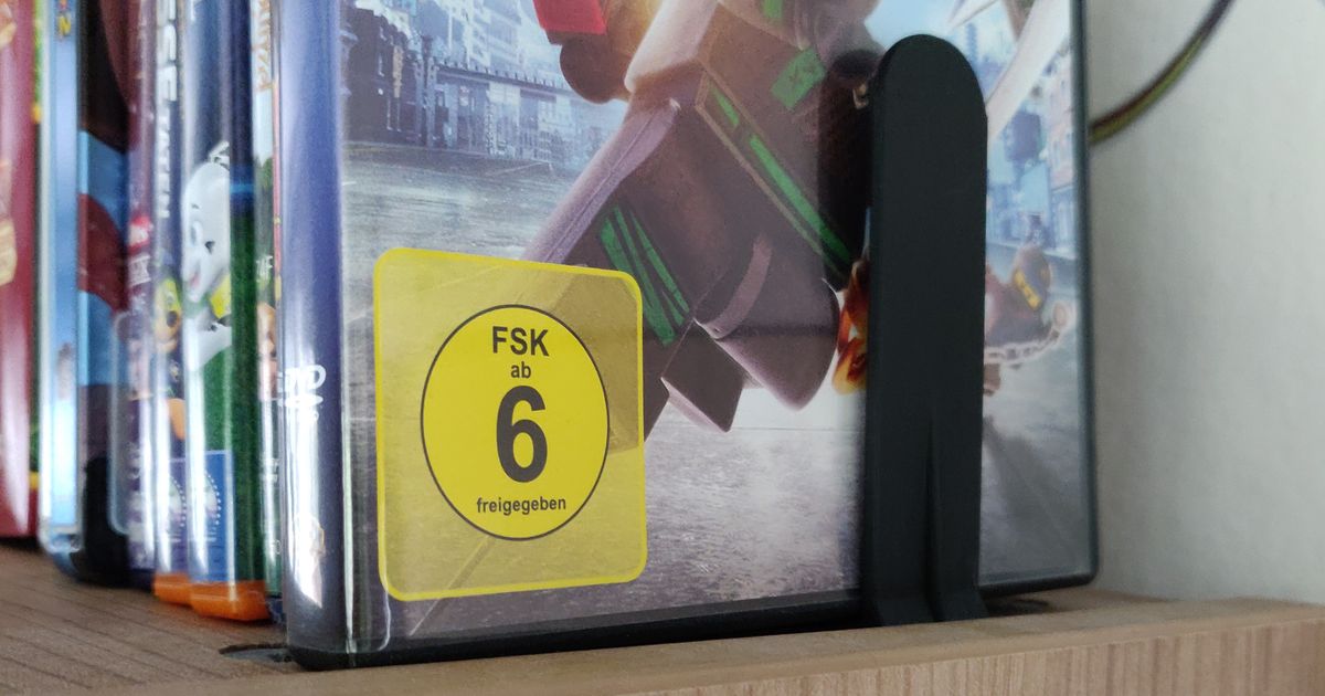 Simple Bookend (CD / DVD) by Zonk | Download free STL model ...