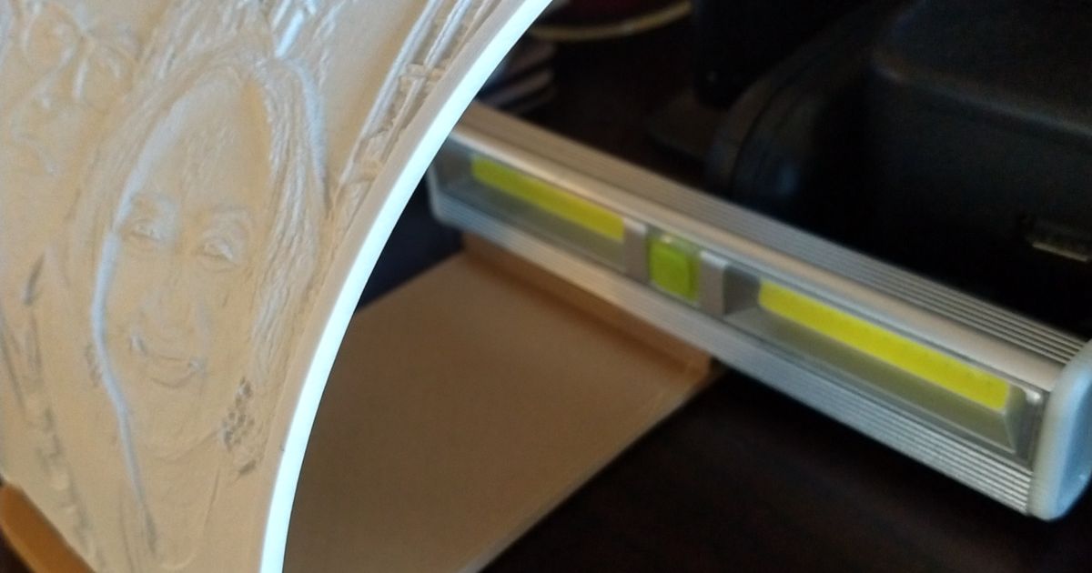 Lithophane Holder by Matthew Temkin | Download free STL model ...