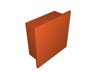 1" Square Tube End Cap by JS94 | Download free STL model | Printables.com