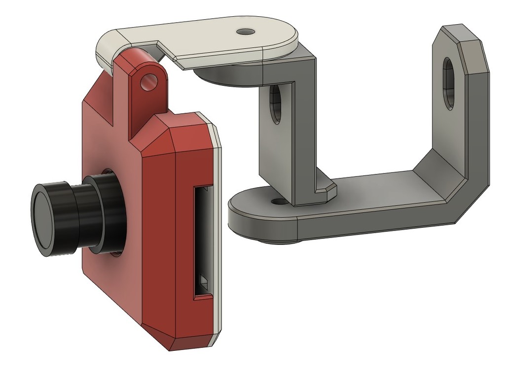 Articulated PI Camera Housing & Mount by boothyboothy | Download free ...