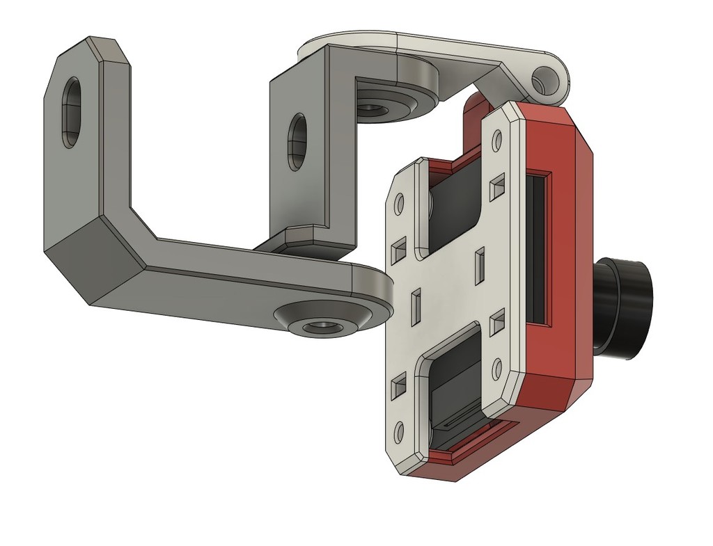 Articulated PI Camera Housing & Mount by boothyboothy | Download free ...