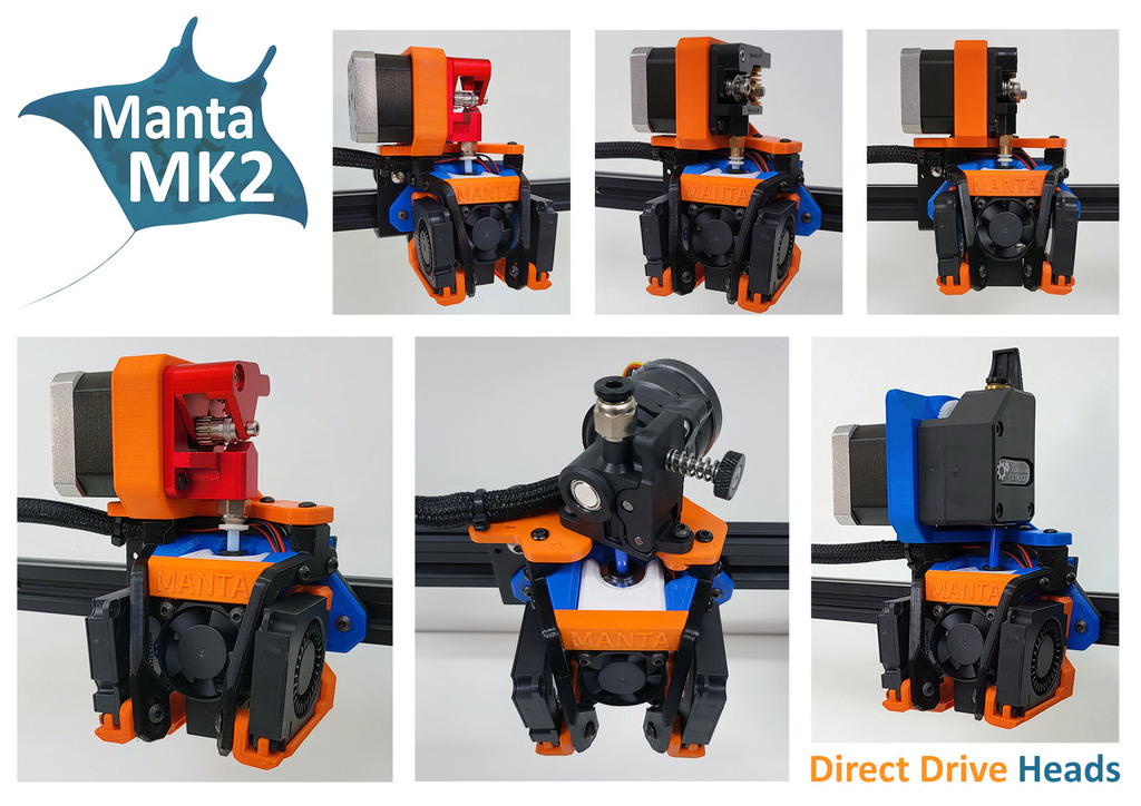 Manta MK2 Duct & Tool Head System by boothyboothy | Download free STL ...