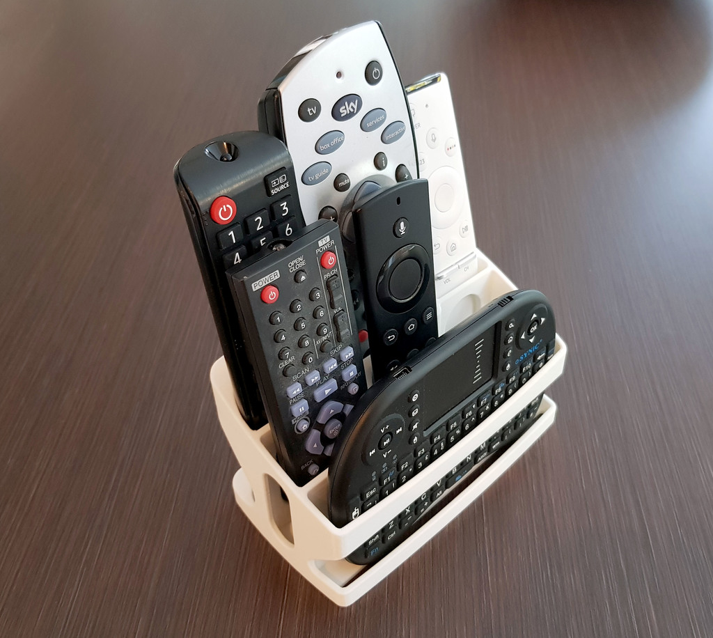 TV Remote Stand\Holder 2 by boothyboothy | Download free STL model ...