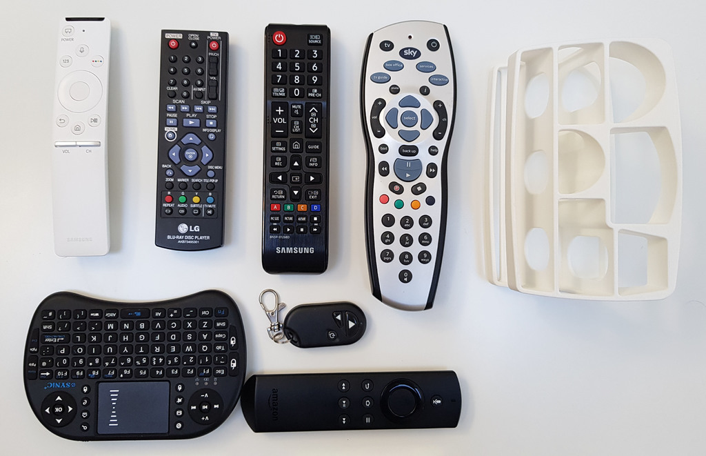 TV Remote Stand\Holder 2 by boothyboothy | Download free STL model ...