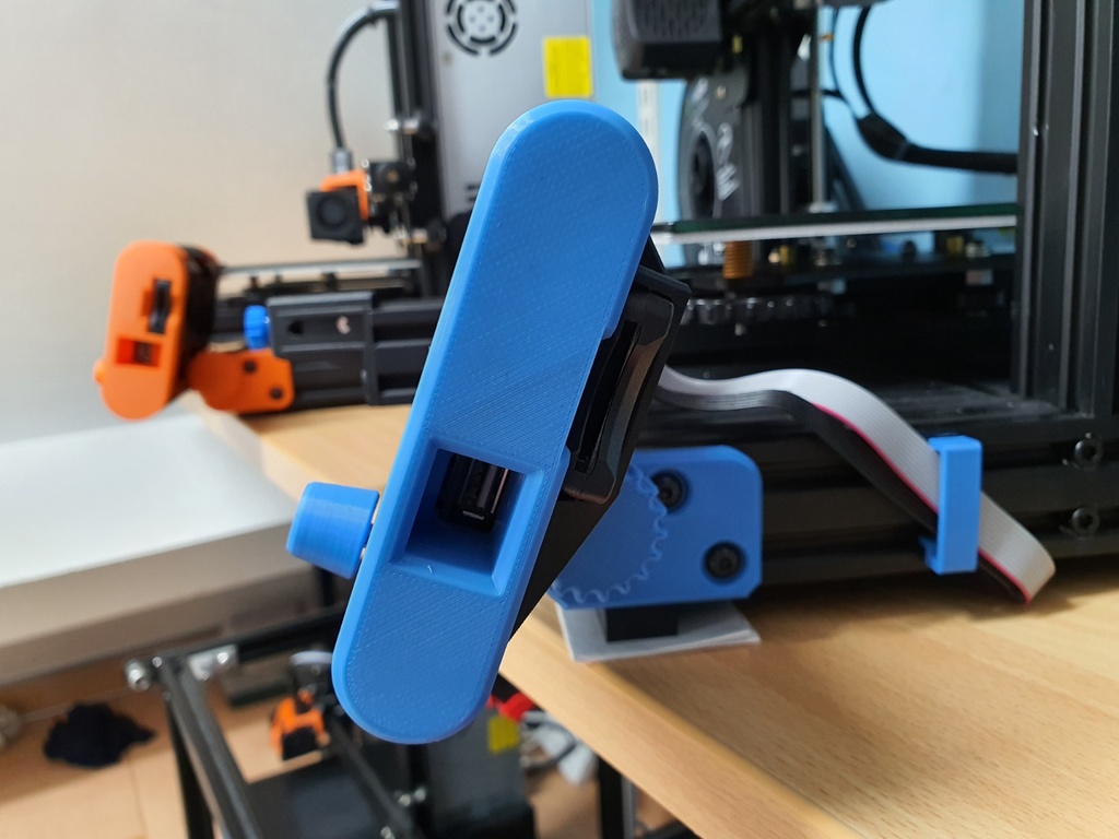 Slim Pivoting Display Housing for the Ender 3 & 5 by boothyboothy ...