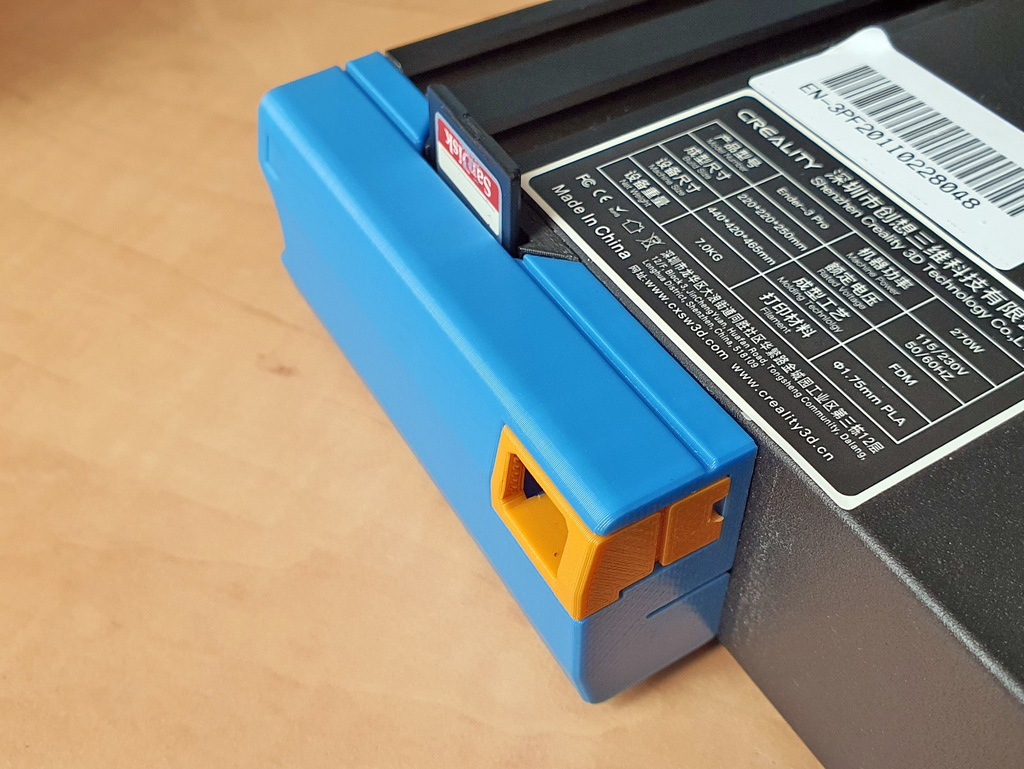 Creality Ender 3 PRO & Compact SD Card Adapter Housing V3 by ...