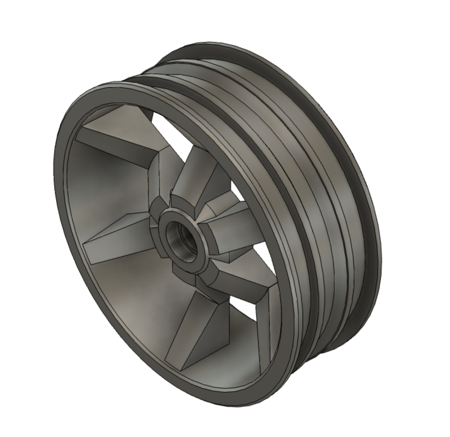 2.2 Inch Offroad RC Car Rims - 6 Spoke by J T | Download free STL model ...