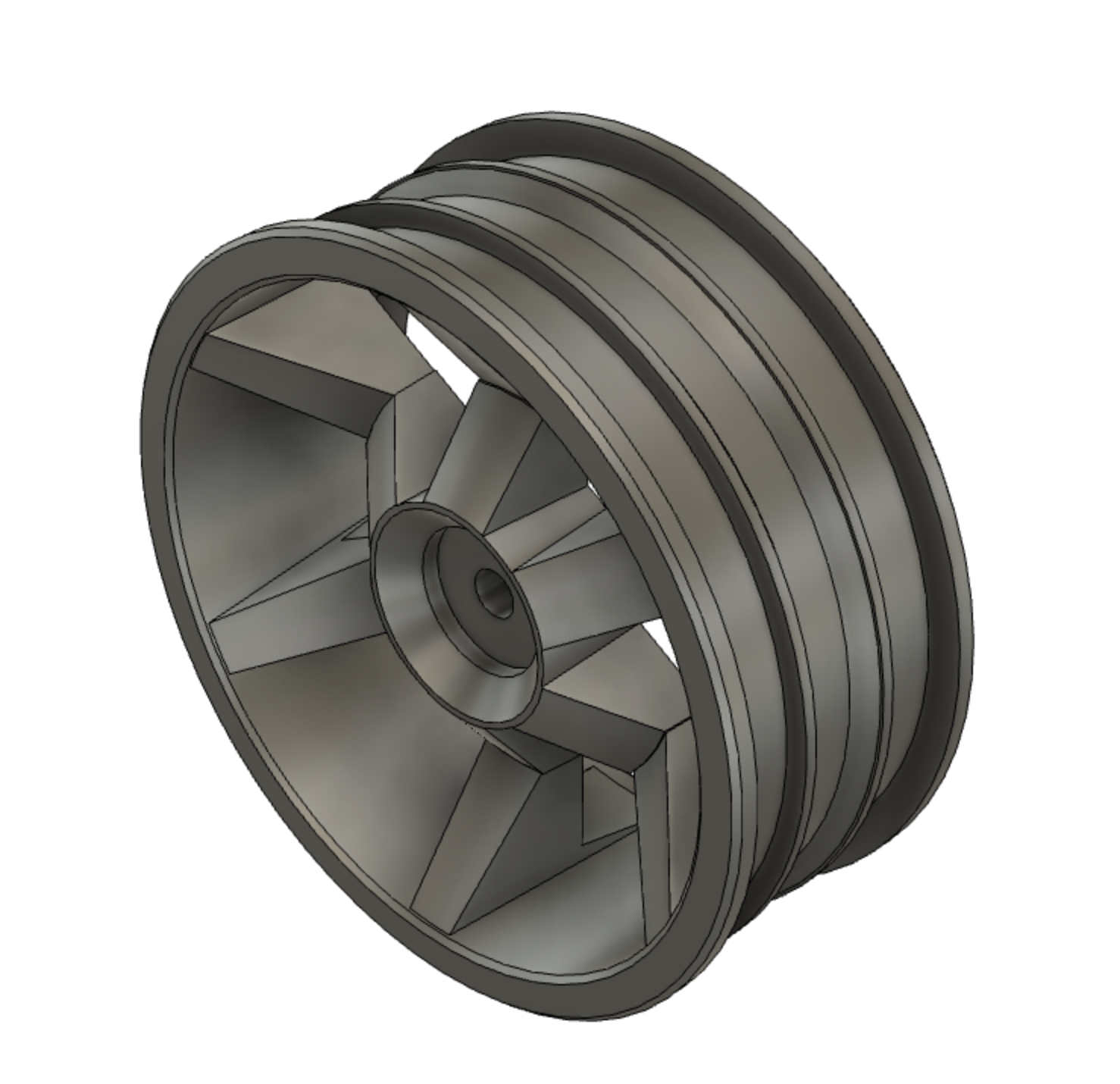 2.2 Inch Offroad RC Car Rims - 6 Spoke by J T | Download free STL model ...