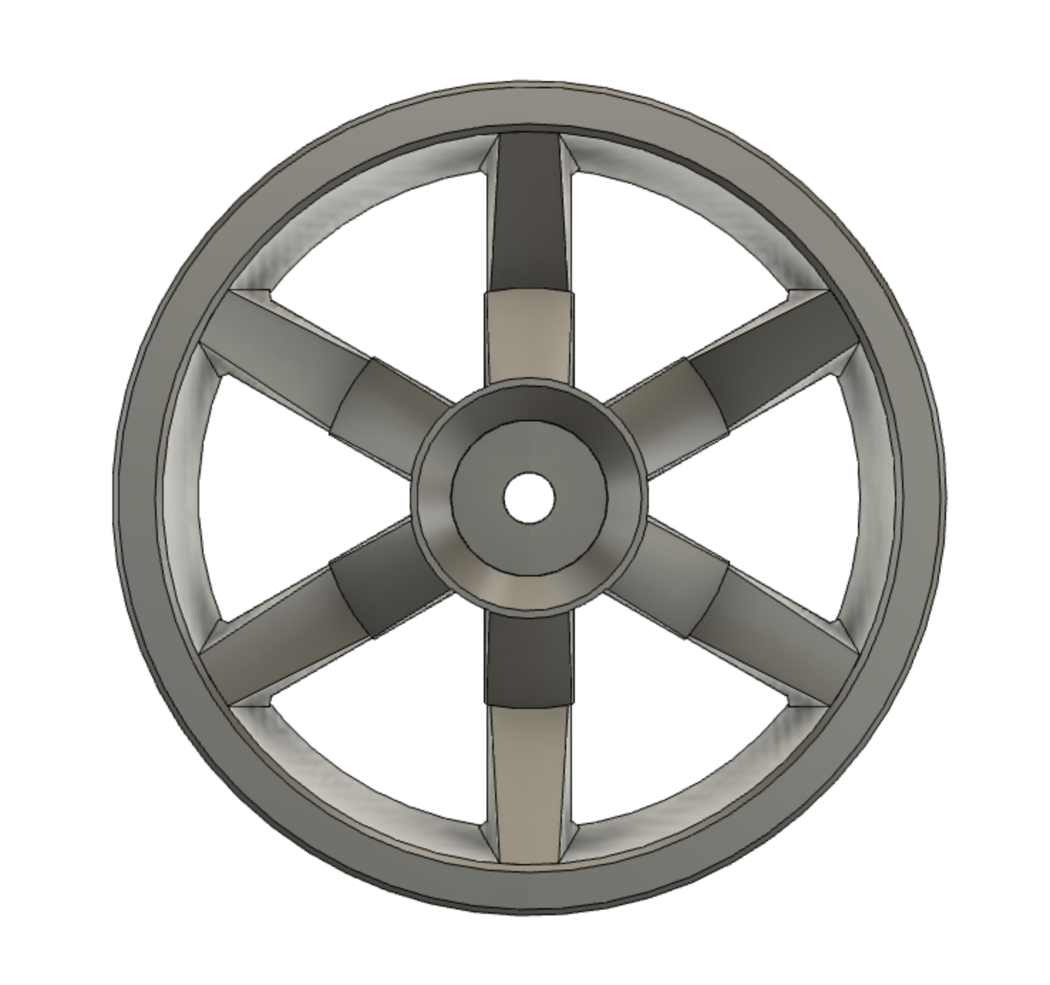 2.2 Inch Offroad RC Car Rims - 6 Spoke by J T | Download free STL model ...