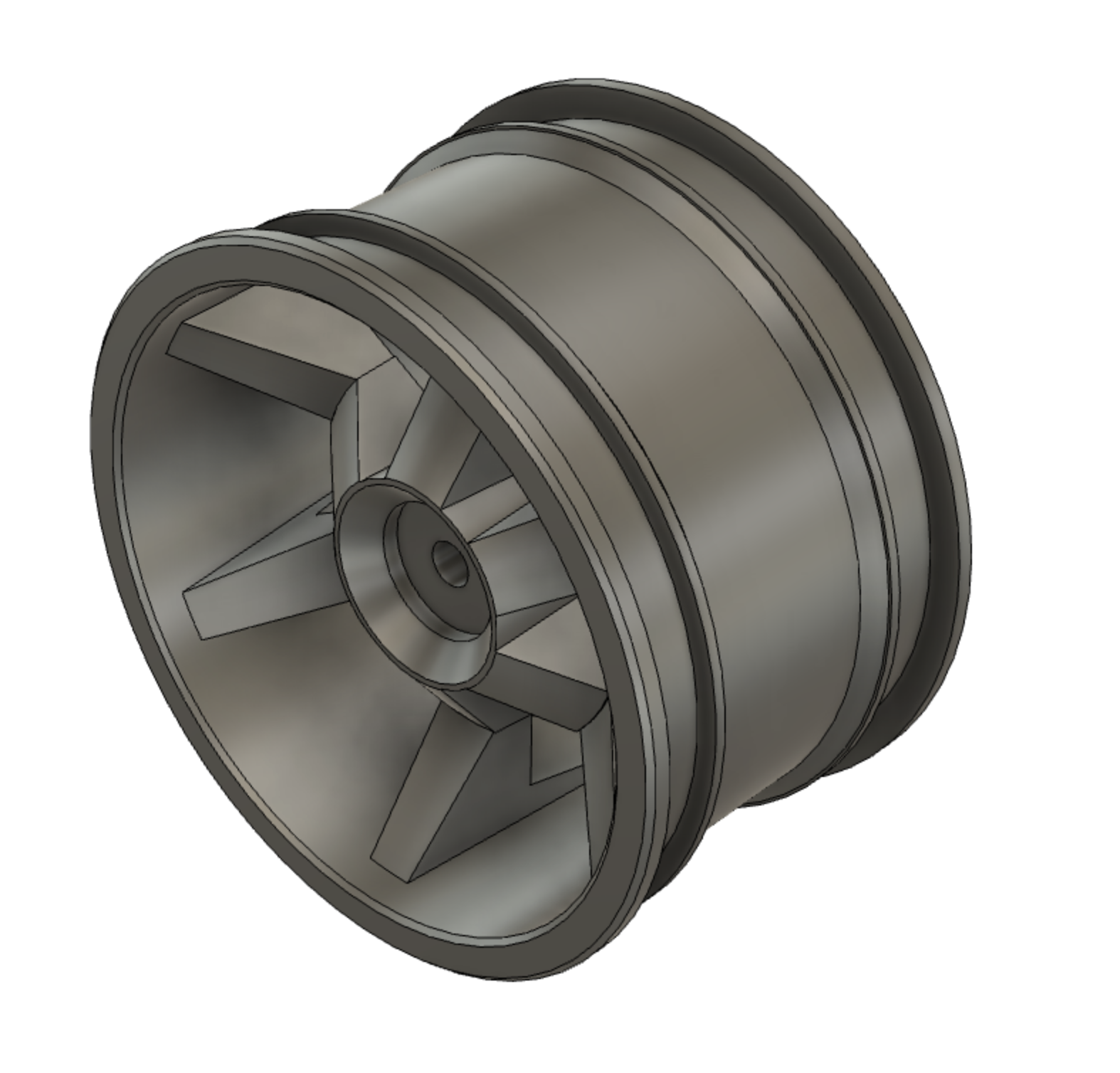 2.2 Inch Offroad RC Car Rims - 6 Spoke by J T | Download free STL model ...