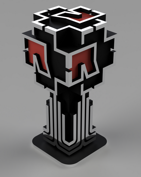 Rammstein Cube with Stand von Cfire | Kostenloses STL-Modell ...