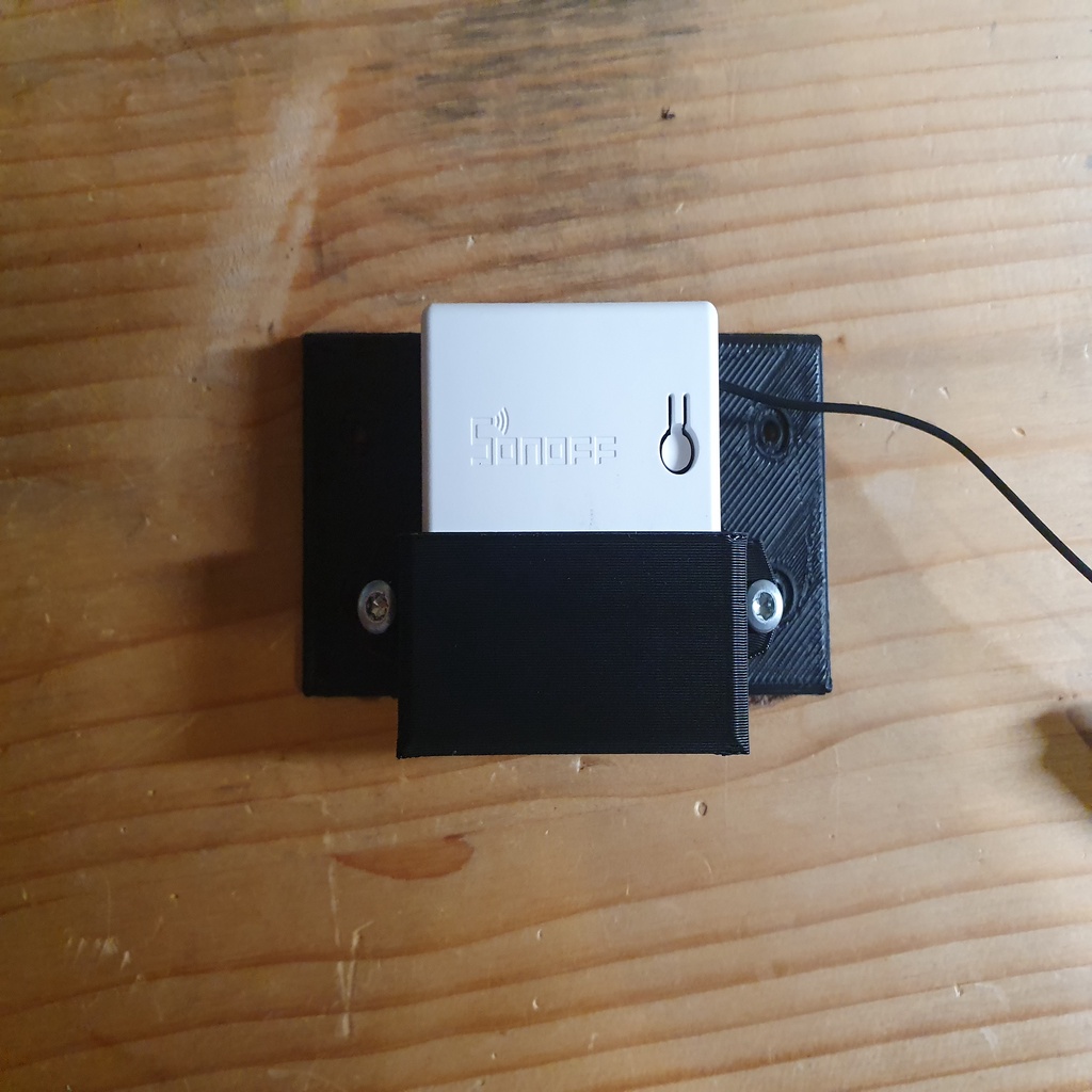 Sonoff Mini safe backplate mount by jacek | Download free STL model ...