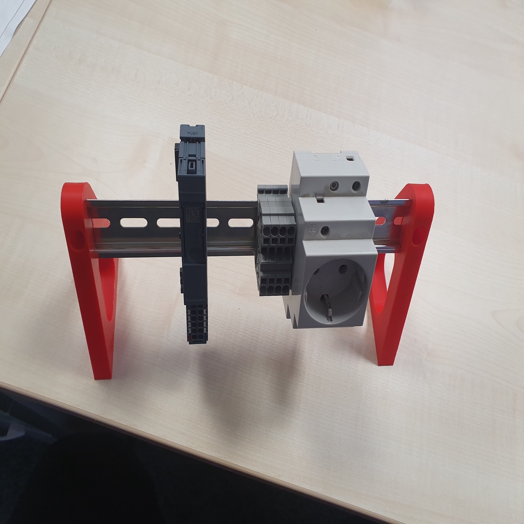 Smaller DIN Rail stand by jacek | Download free STL model | Printables.com