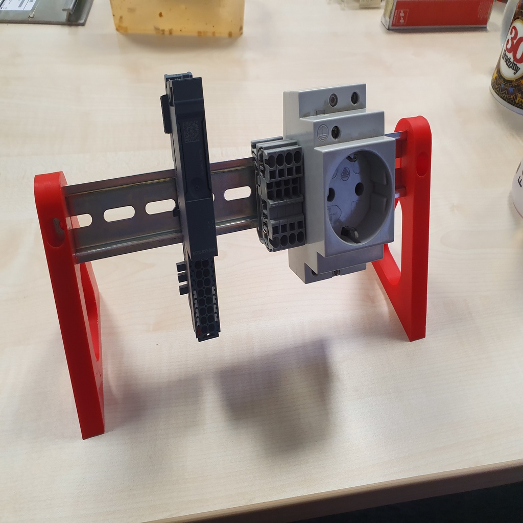 Smaller DIN Rail stand by jacek | Download free STL model | Printables.com