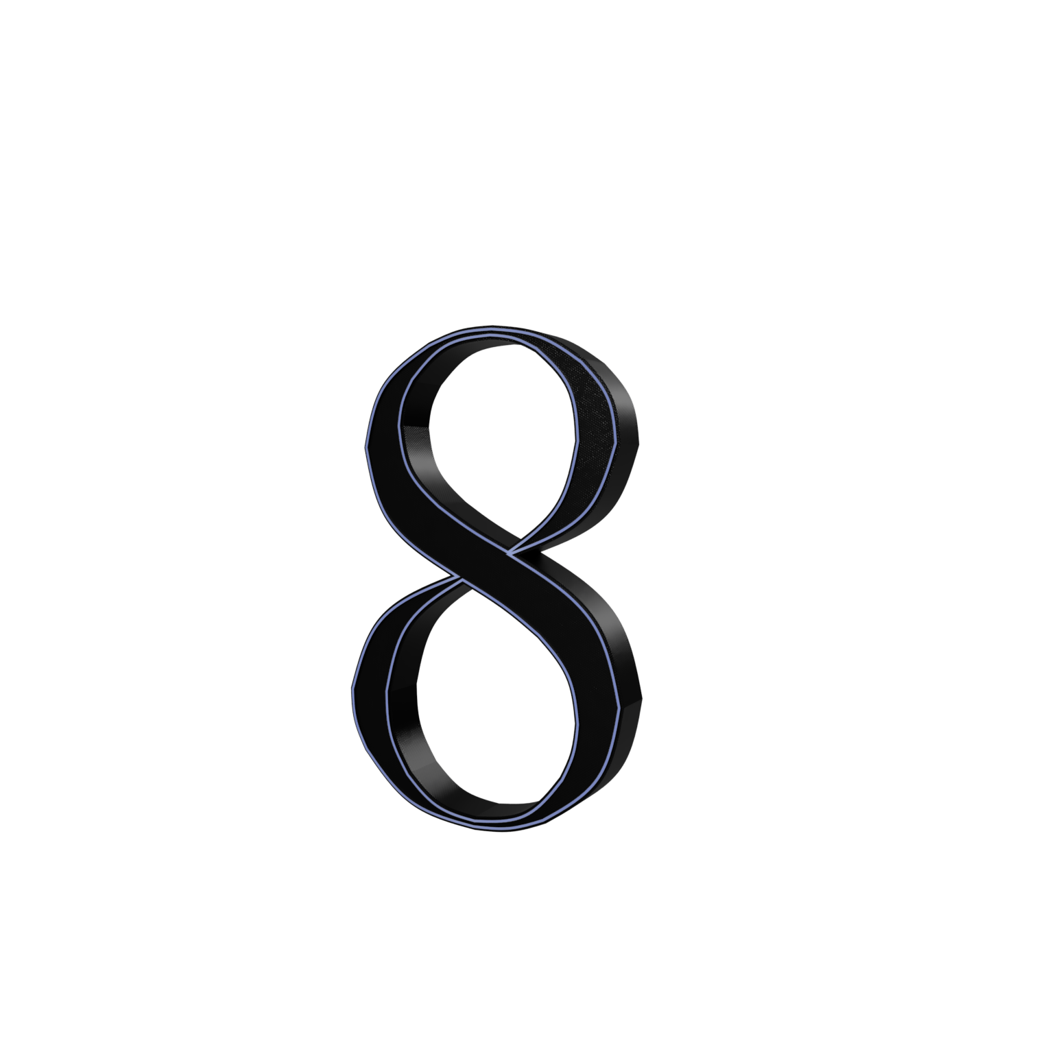 House Number 8 by Lannix 3D | Download free STL model | Printables.com