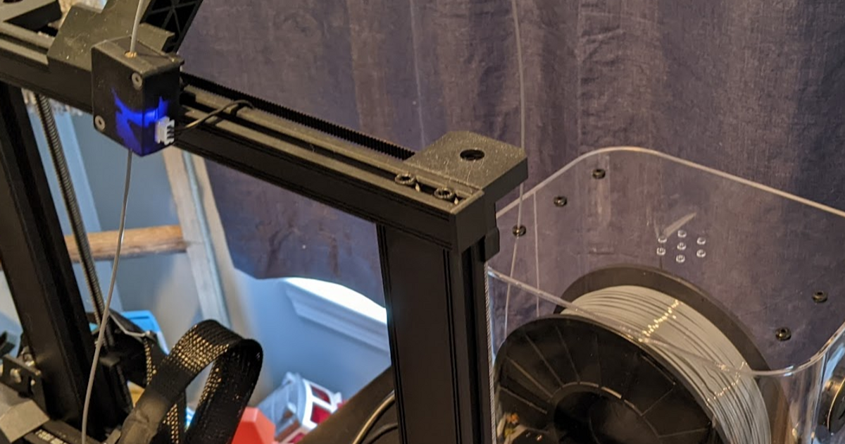 Overhead Filament Guide by jgillmanjr | Download free STL model ...