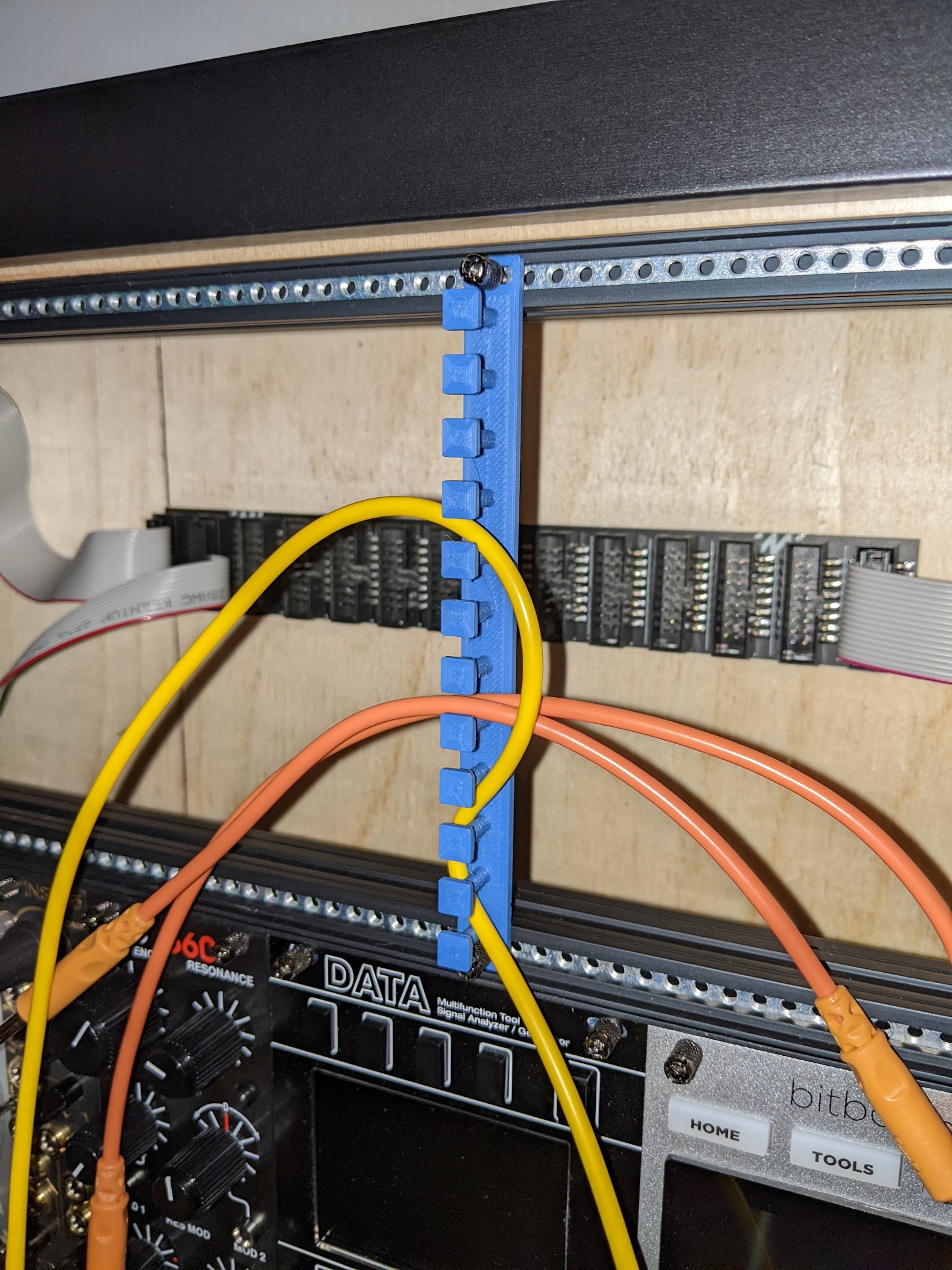 2HP Eurorack Cable Management Panel by jgillmanjr | Download free STL ...